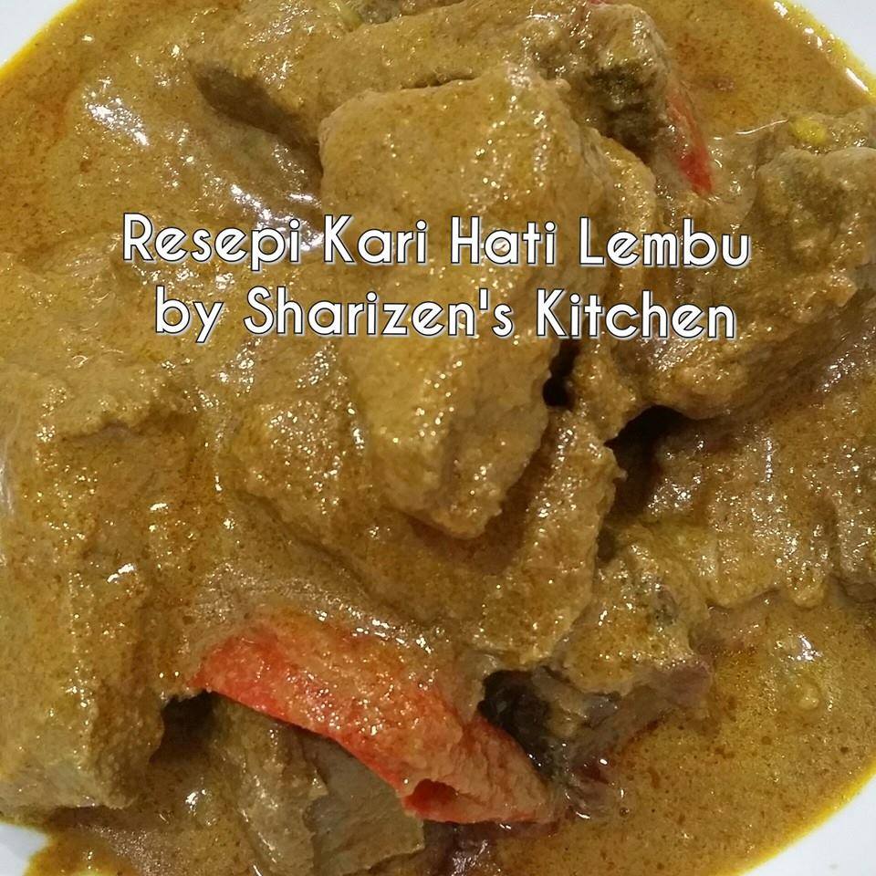 Sharizen Kitchen: KARI HATI LEMBU