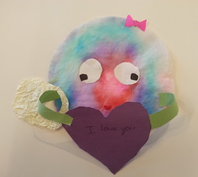 a faithful attempt: Tie Dye Coffee Filter Creatures