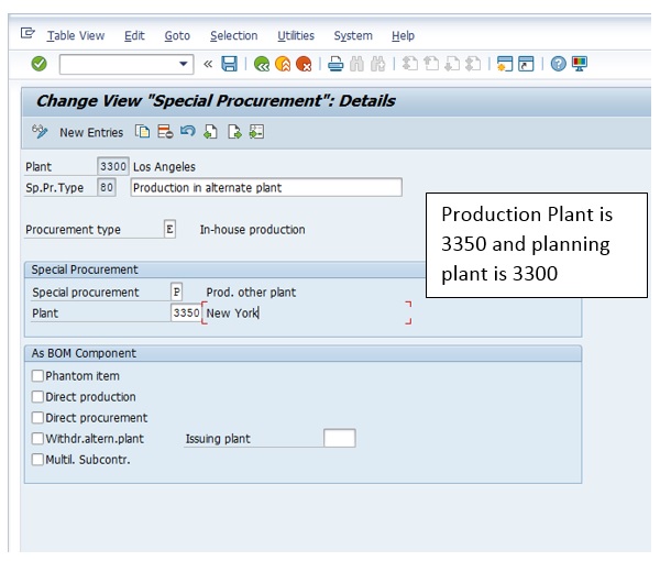 Production Planning in a cross plant set-up | SAP Online Guides