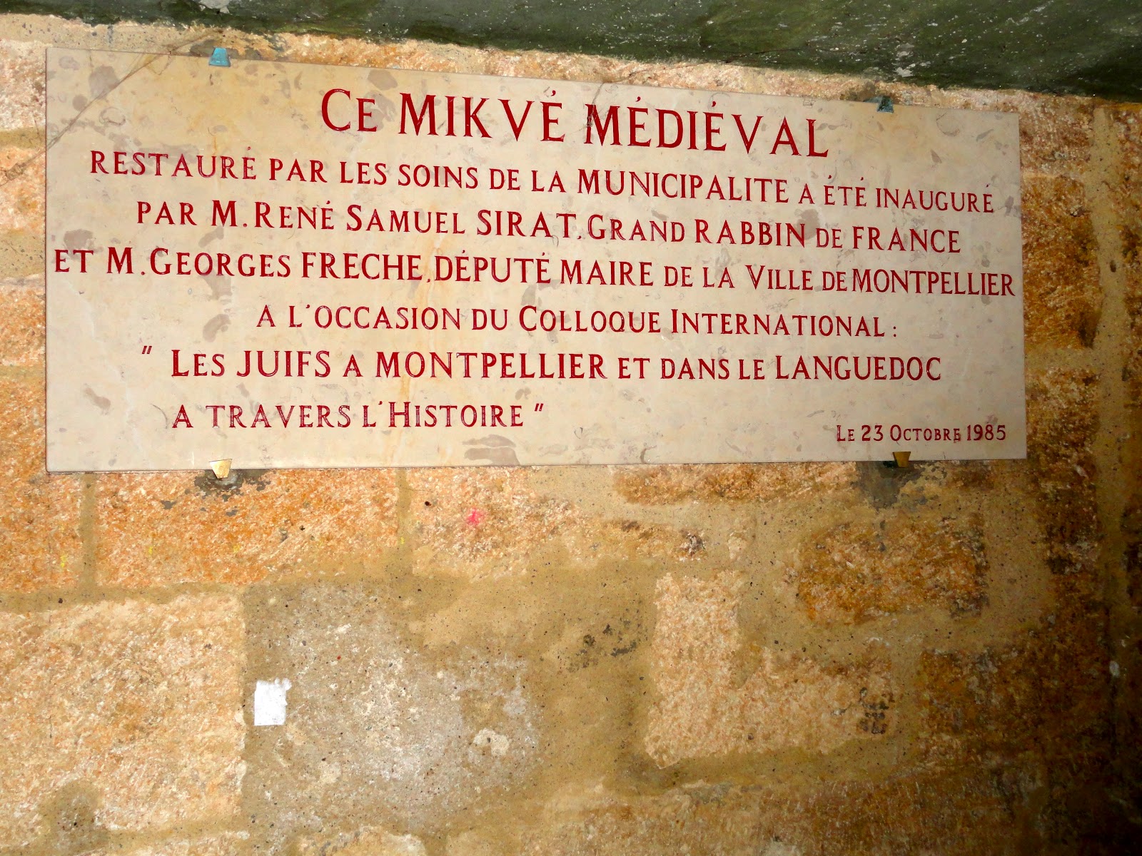 Design To Fit: Giants, Medieval Mikve & Montpellier