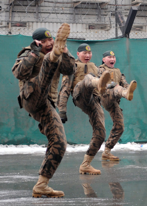 BendangFrog: Mongol Soldier in Kabul during Mongolia National Days