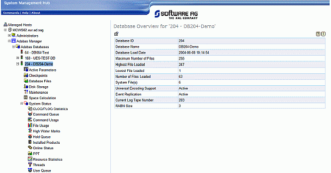 Adabas Manager x Adabas Online Services ~ Adabas Mainframe