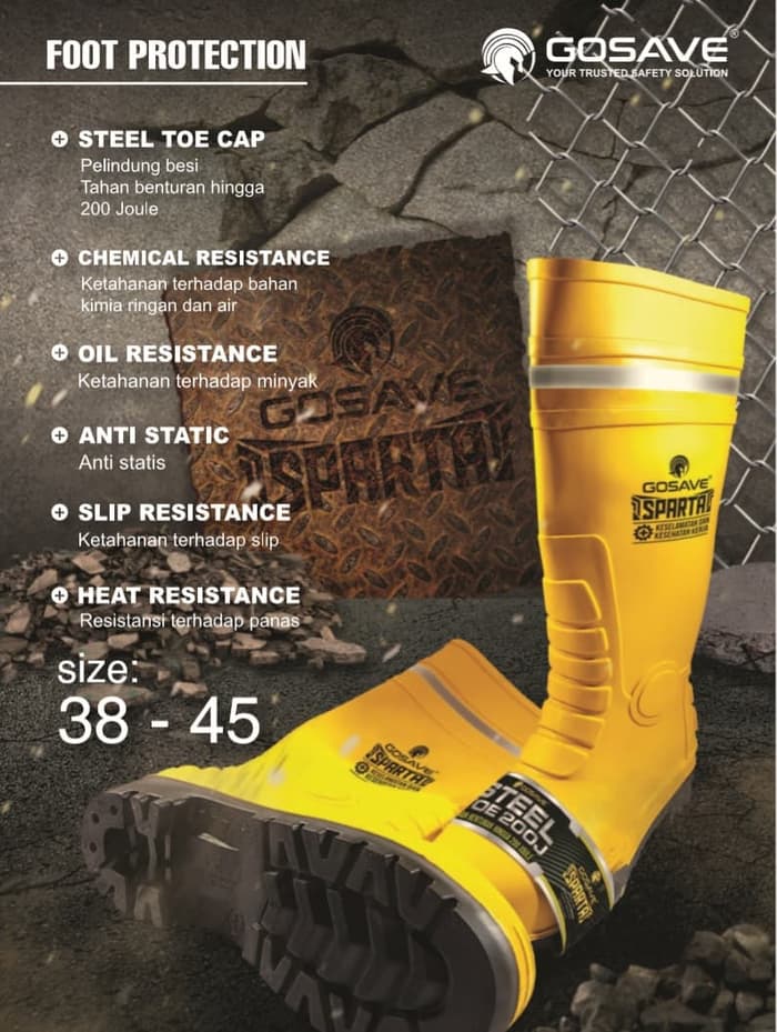 Sepatu Boots Sparta Premium - NAFERO SAFETY