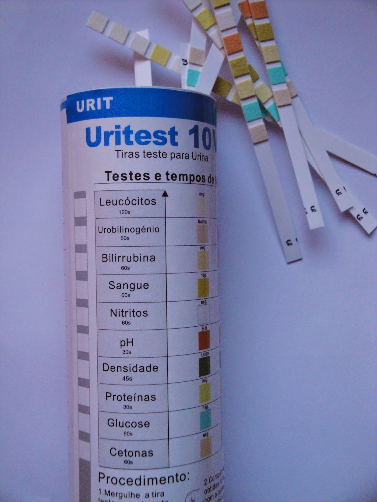 Combur® teste – teste rápido de urina - Procuro + Saúde