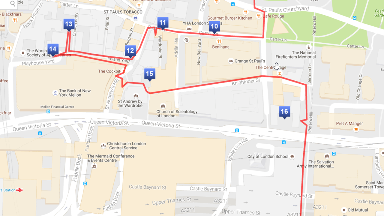 A Walk around Shakespeare's London: 12-15 Blackfriars