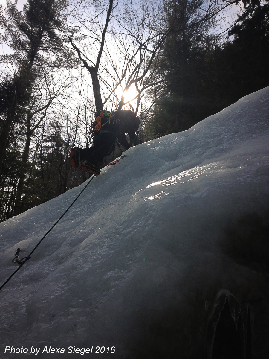 Hawaii Girl Adventures: Private Lead Ice Climbing Lesson - Day 2