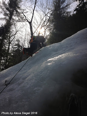 Hawaii Girl Adventures: Private Lead Ice Climbing Lesson - Day 2