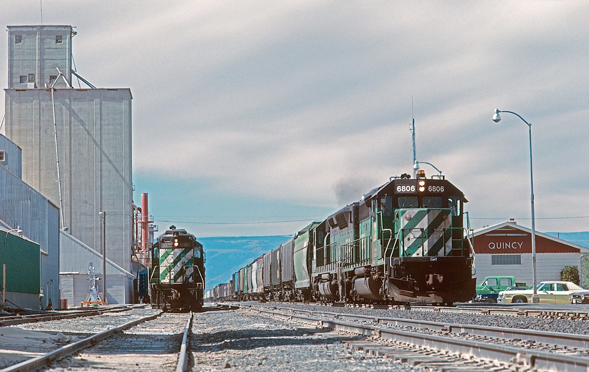 Big Bend Railroad History: BN Trains At Quincy