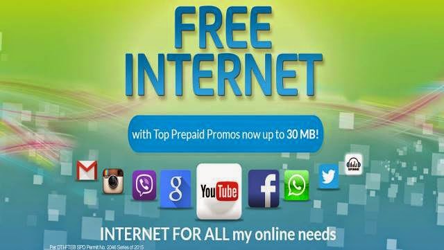 FREE Internet to your SMART Top Prepaid Promos 2015 - Smart Call, Text ...