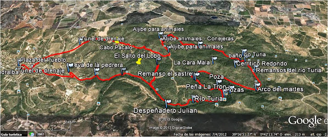 Pedralba : El Palmeral Circular, Senderismo Comunidad Valenciana