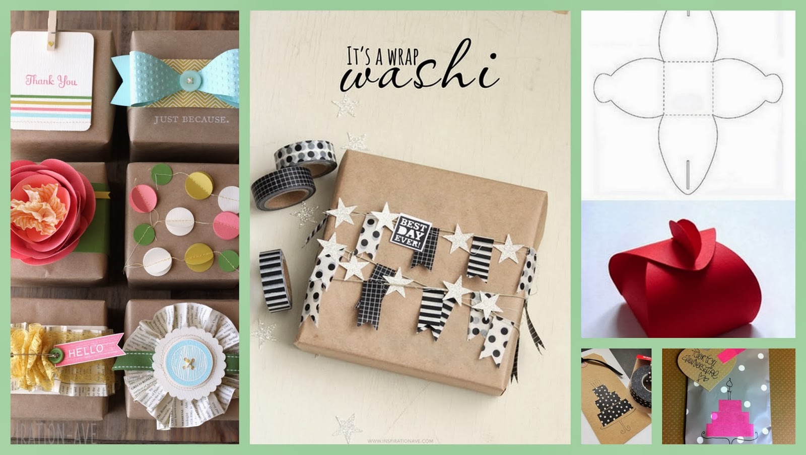 Atelier Verde Menta: Nuove idee pacchetti regalo / packaging ideas