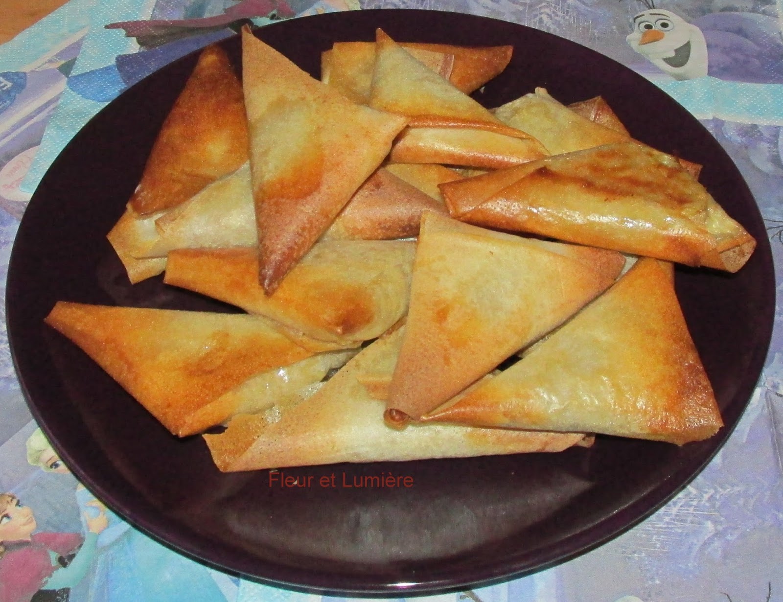 Fleur et Lumière: Samoussas au canard maison de la Reine des Neiges hihi