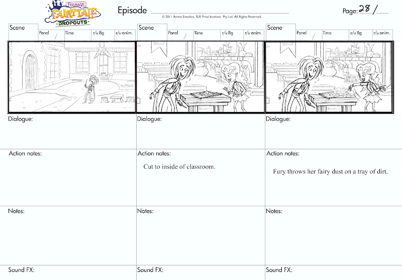 Story board work by Golden Street Animation: These are examples of the ...