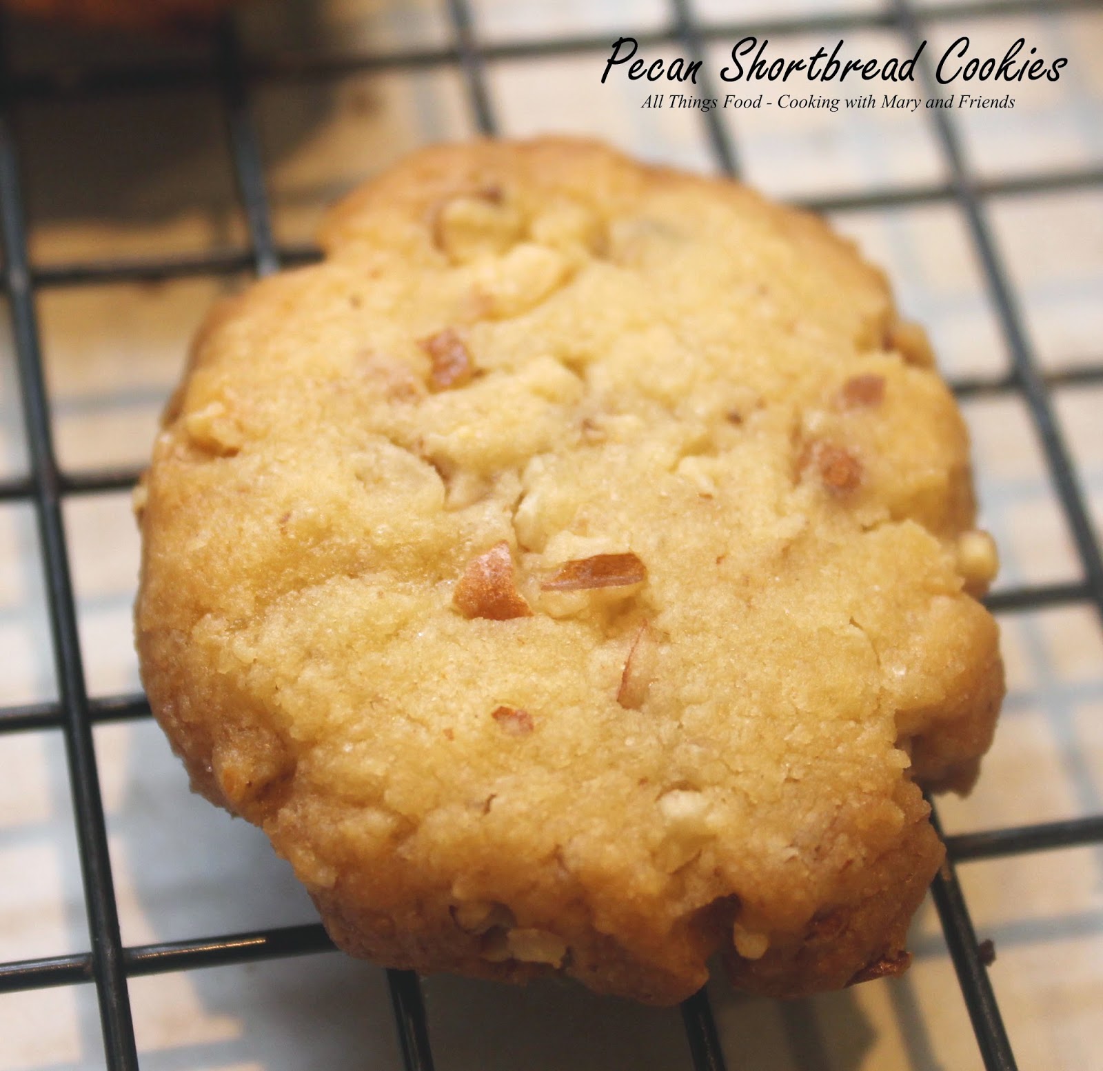 Cooking With Mary and Friends: Pecan Shortbread Cookies