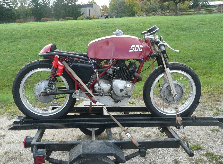 Progress is fine, but it's gone on for too long.: 500 Triumph Racer