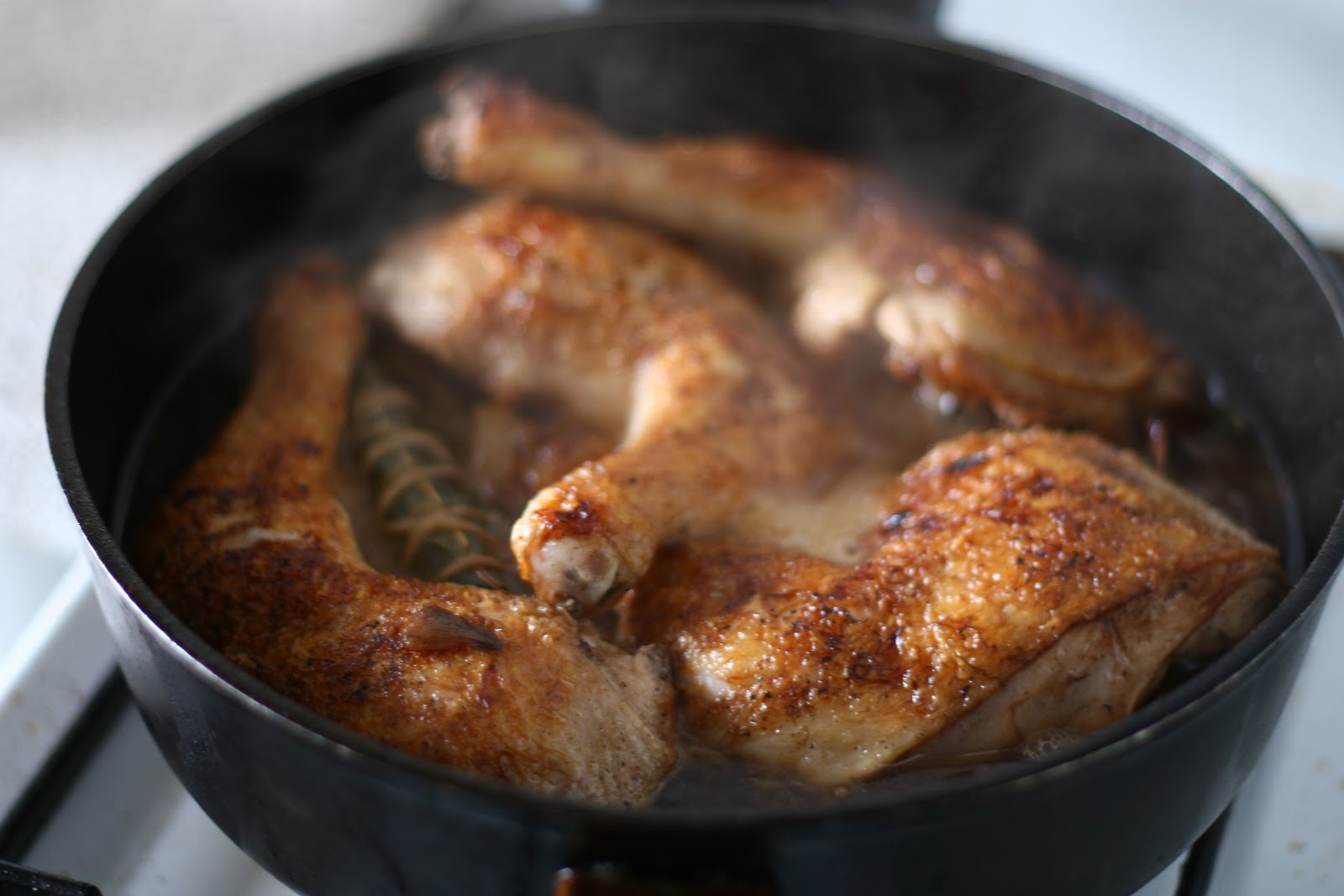 Our Little Haus On The Prairie: "Poulet Vallée d'Auge" or Chicken legs ...