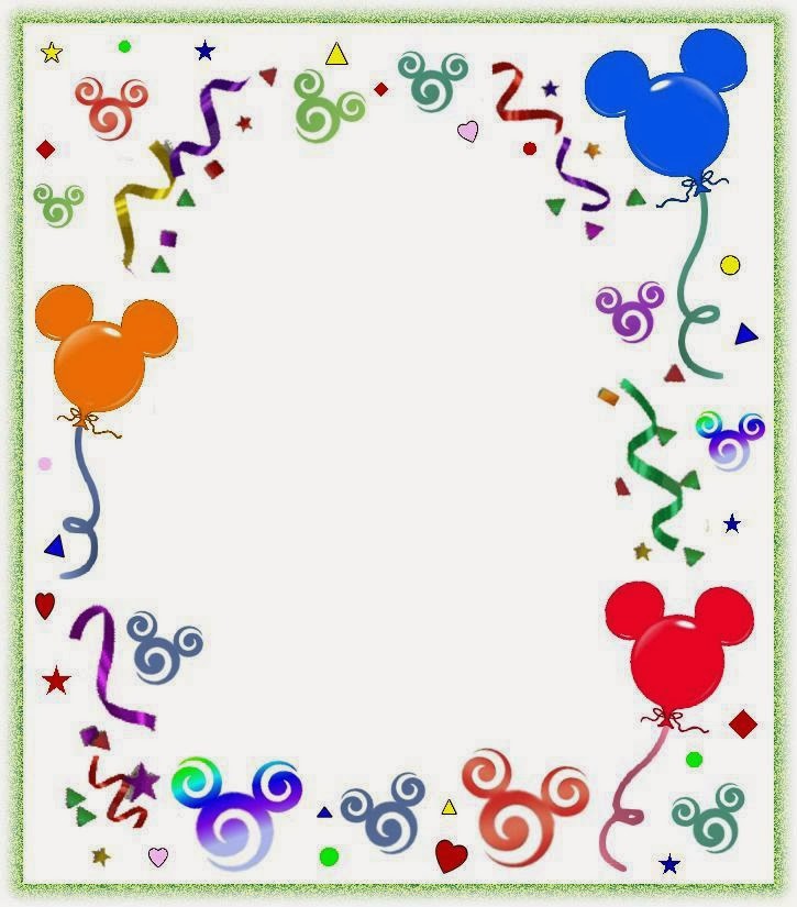 Marcos a lo Mickey Mouse. - Ideas y material gratis para fiestas y ...