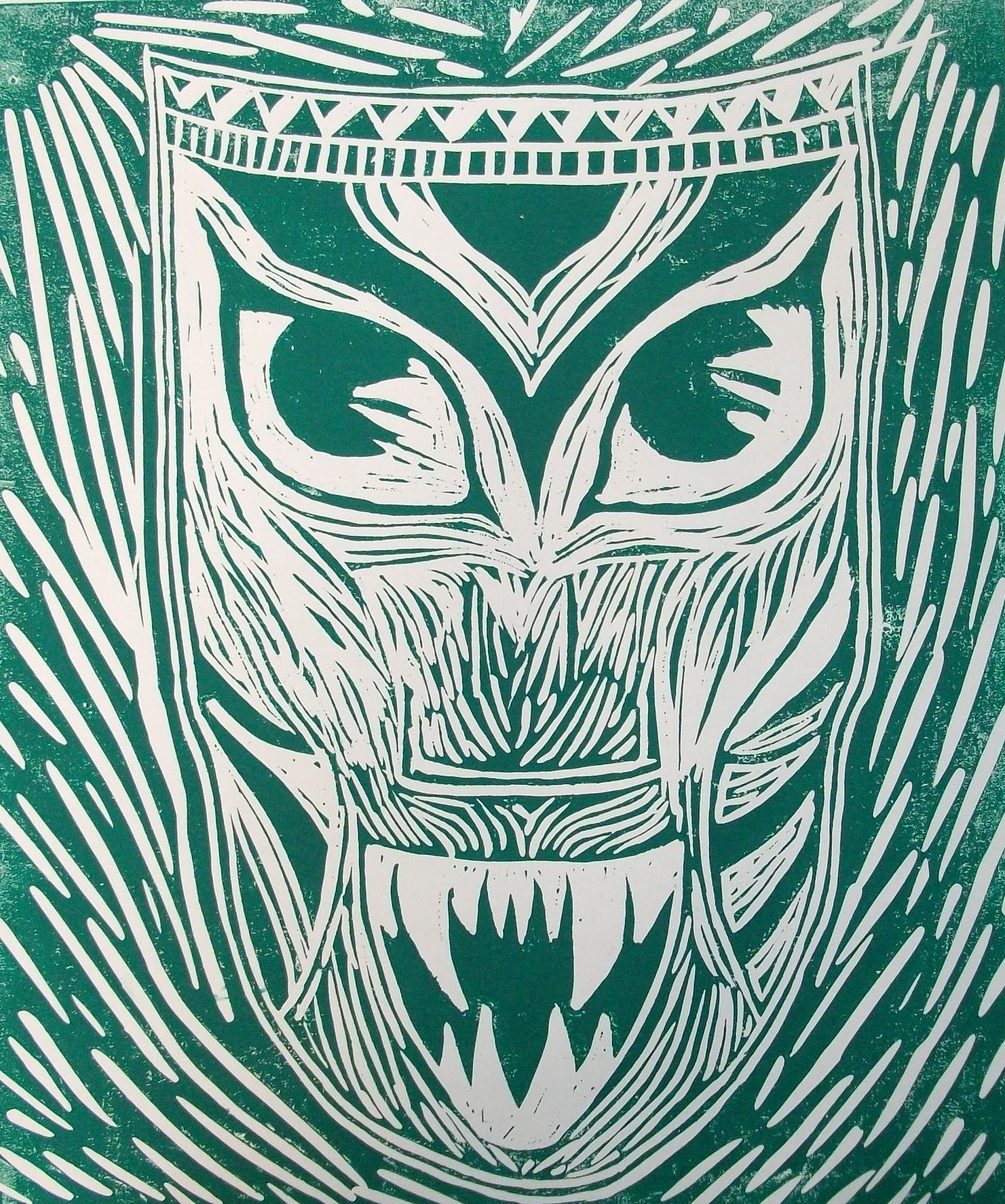 Art, art, art...oh, and some more art!: Lino Printing...