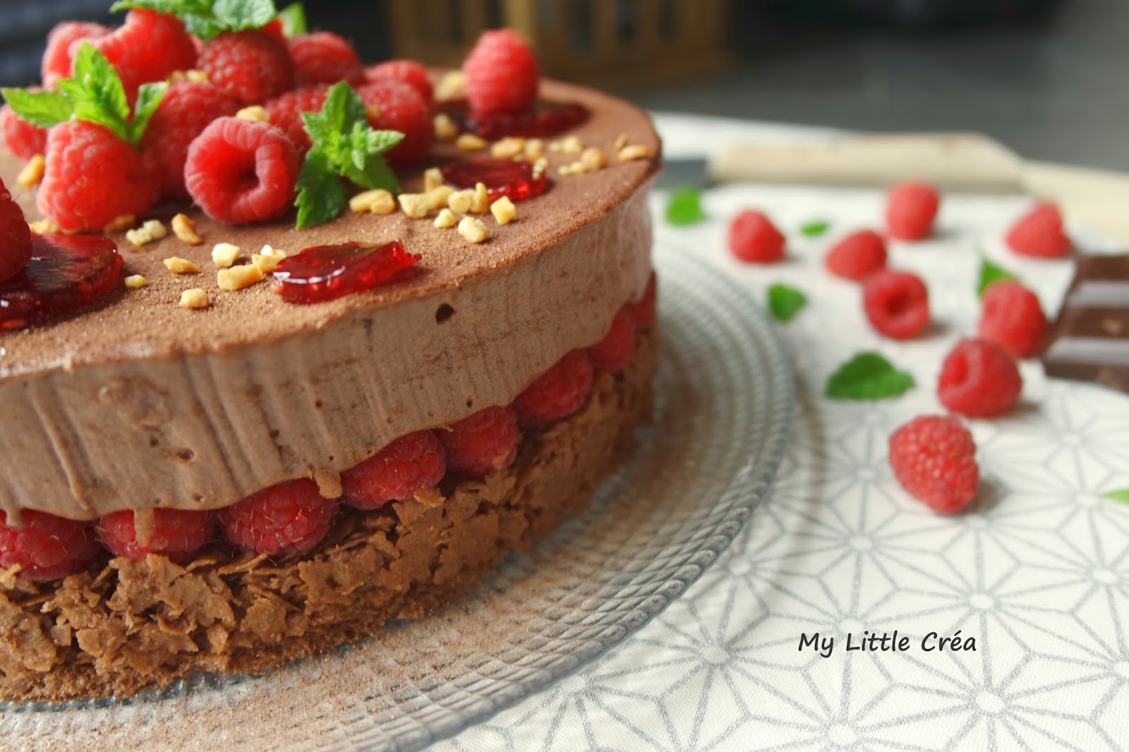 Gâteau Chocolat Framboises #anniversaire