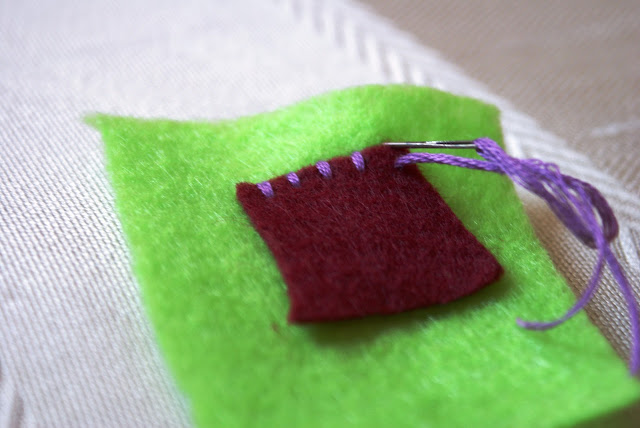 The Better Nester: How to Hand Sew: Applique Stitch/Fell Stitch
