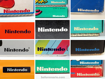 beforemario: Nintendo's logo through the years