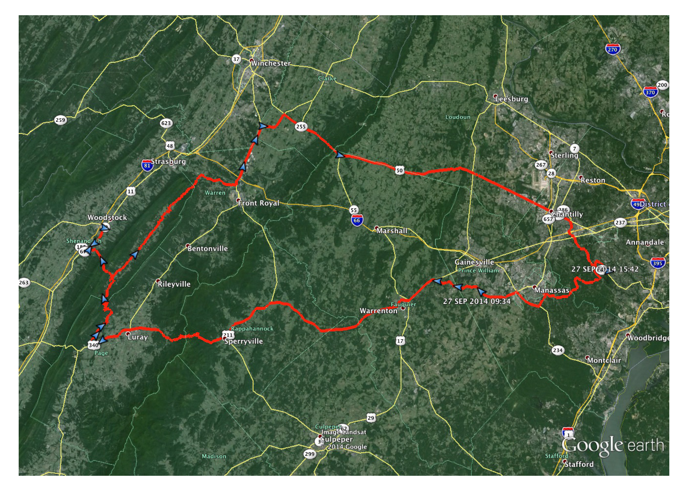 Road 2 Ride: Sep 27th motorcycle ride to Fort Valley, VA