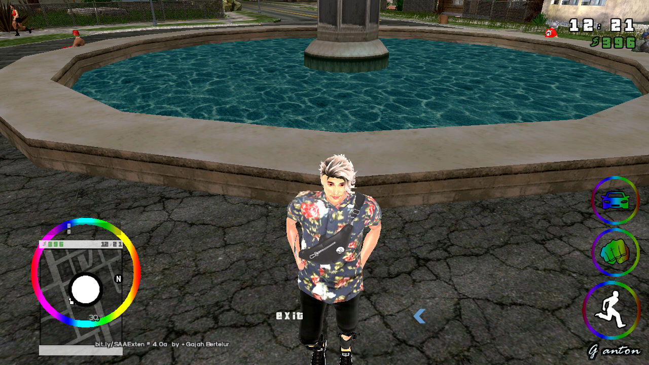 Mod Button Warna-warni GTA San Andreas Android - Riziq Gaming