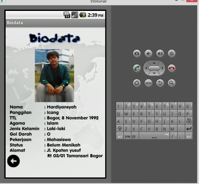 Aplikasi Biodata diri DataMe versi 1.0 - Kotretan Kuliah