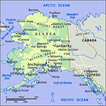 Mapa De Alaska