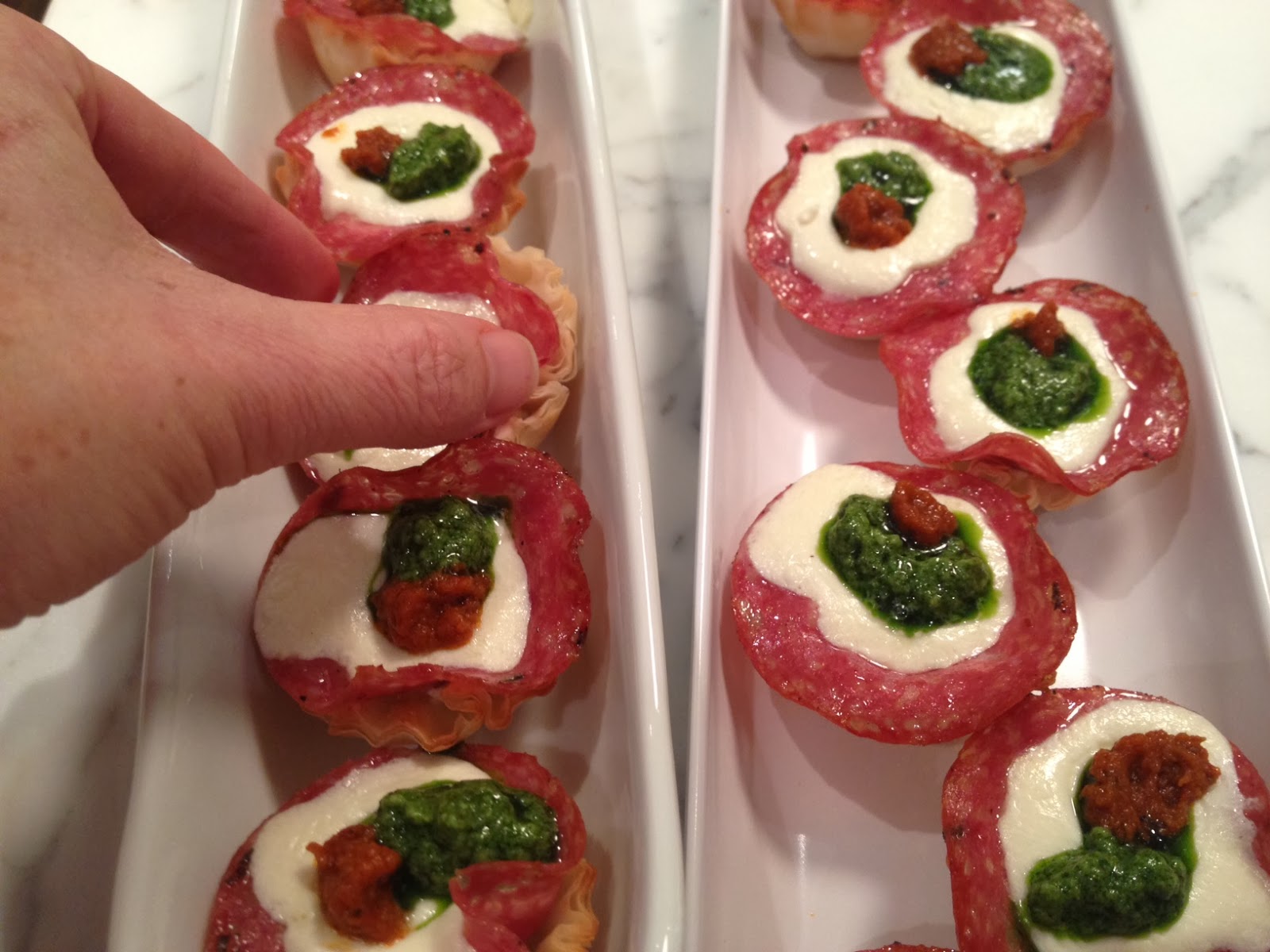 The Full Plate Blog: easy holiday appetizer: red and green antipasto ...