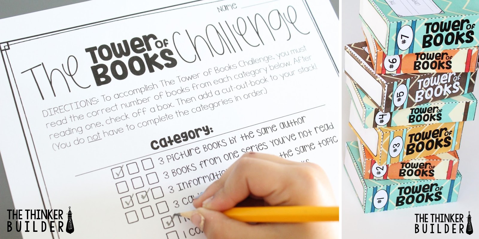 The Tower of Books Challenge: A Reading Log Alternative