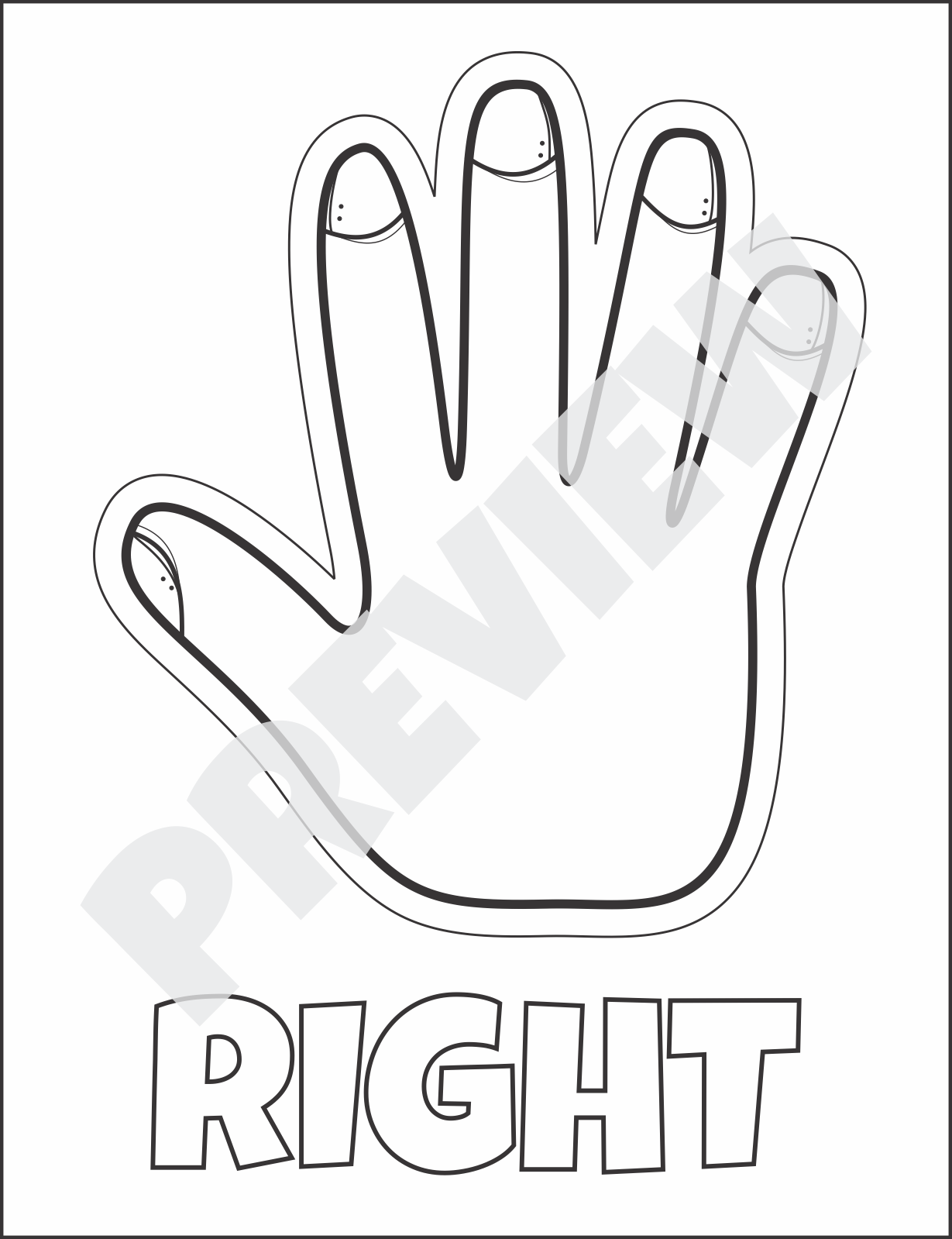 KM Classroom: Left Right Activities