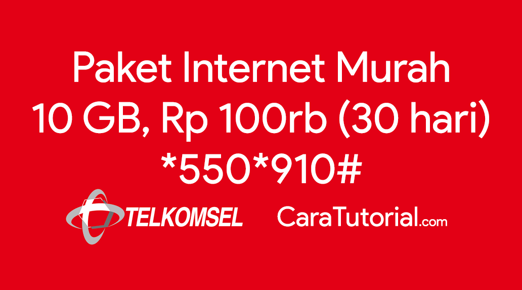 PROMO! Paket Internet Telkomsel 10GB Cuma 100rb Perbulan - caratutorial.com