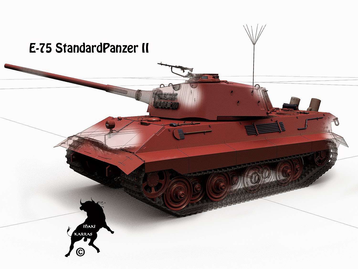 Modelos 3D: E-75 StandardPanzer II