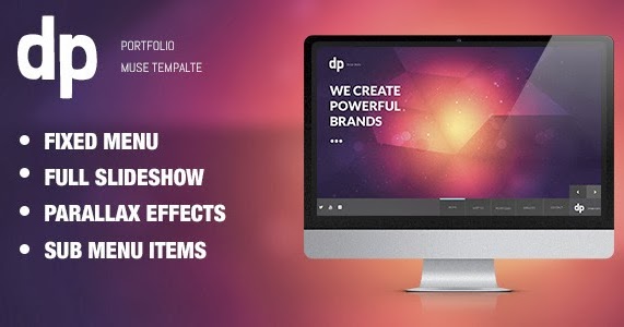 Dp Design studio Muse Template - Download New Themes