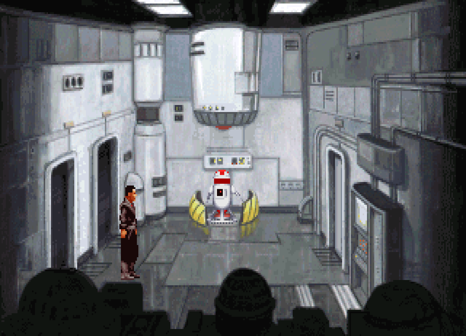 304: Foreground objects in adventure game scenery