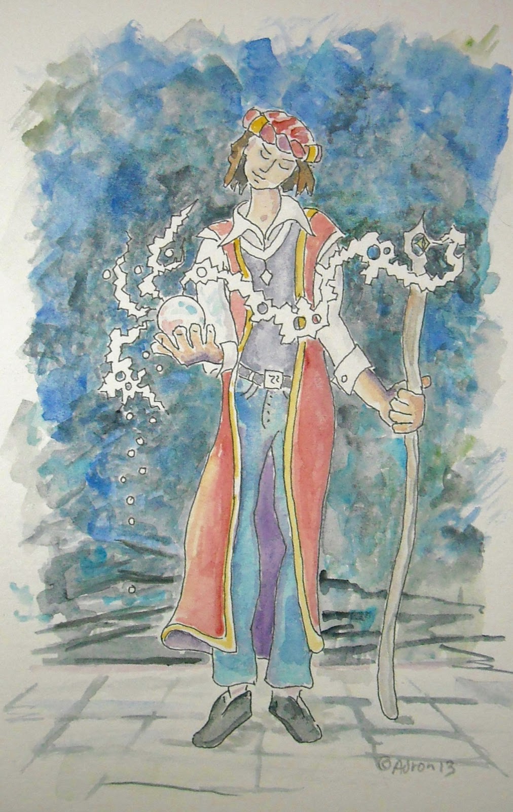 How to Draw Worksheets for The Young Artist: How to Draw a Young Wizard ...