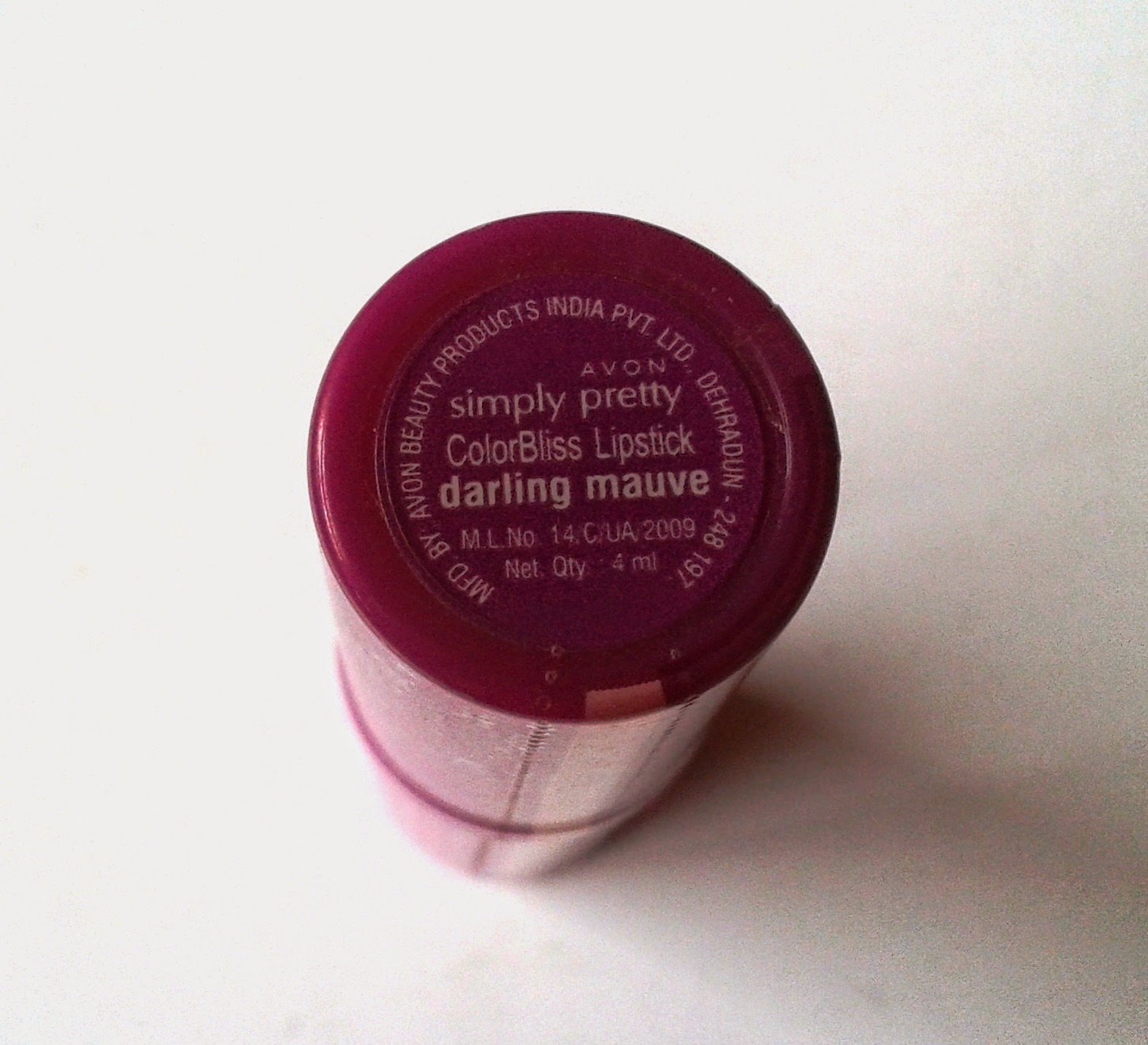 Avon Simply Pretty Lipstick in Darling Mauve - Review and Swatches