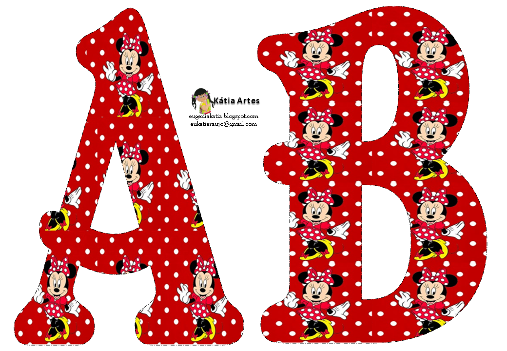 Letras de Minnie Mouse - Imagui