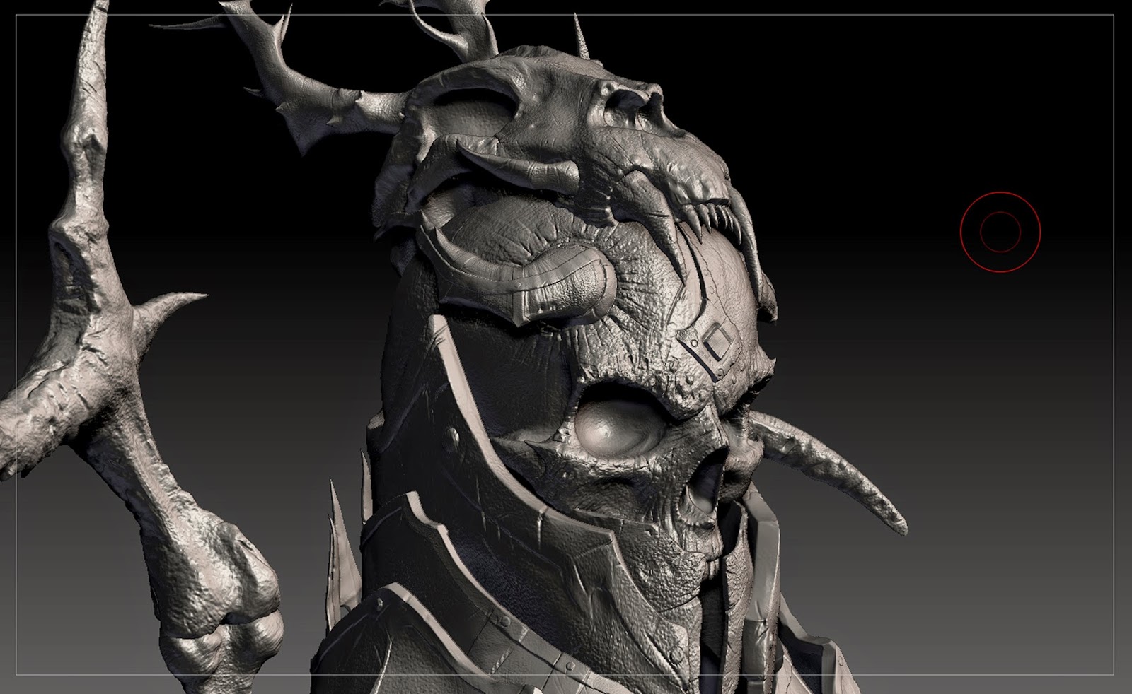 Jamie Stubbs CG Artist: Lord of Bones Head Sculpt