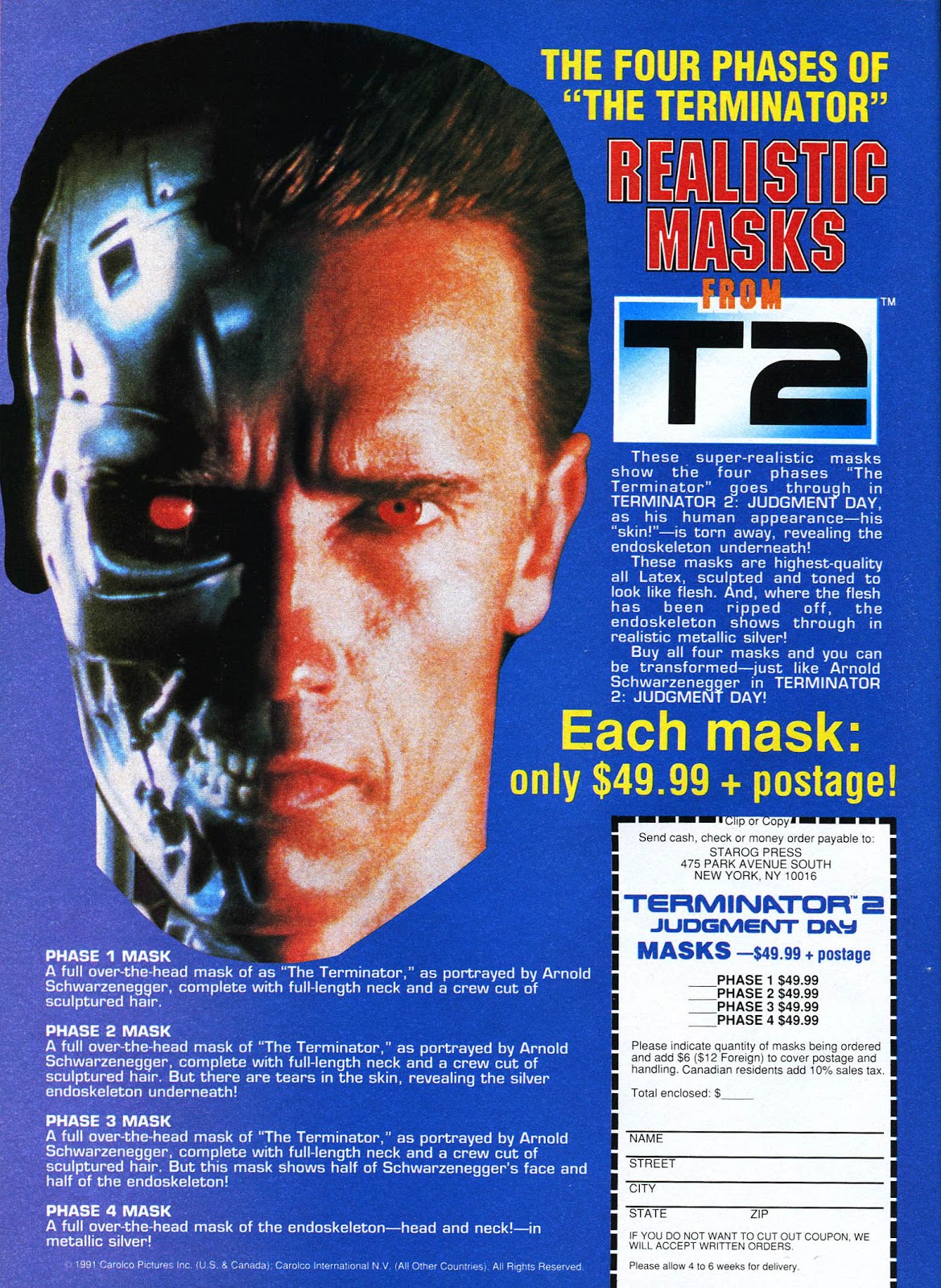 Terminator Half Face