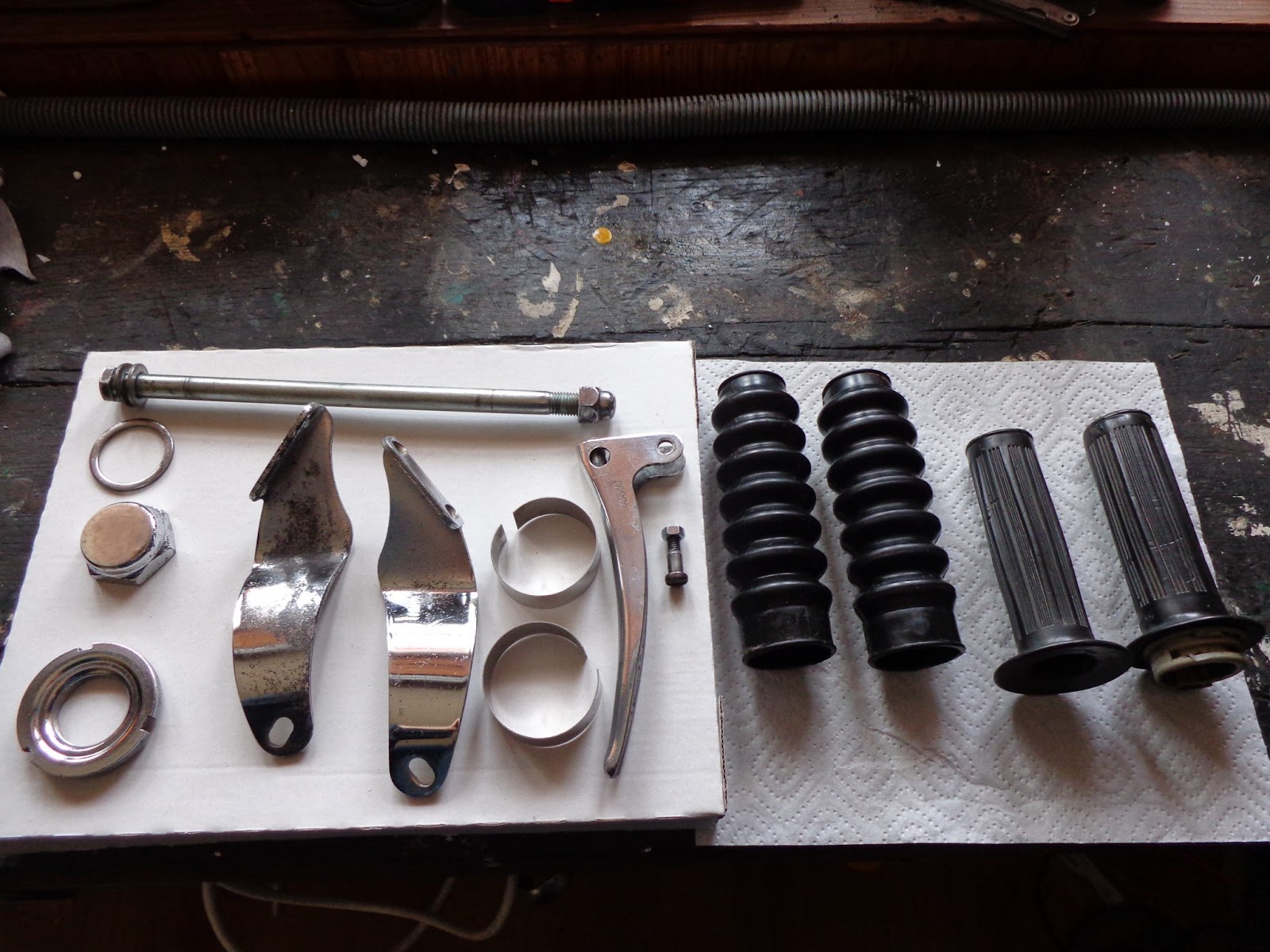 restauration d'un Honda PF50 "amigo" de 1973: Et la rénovation commence