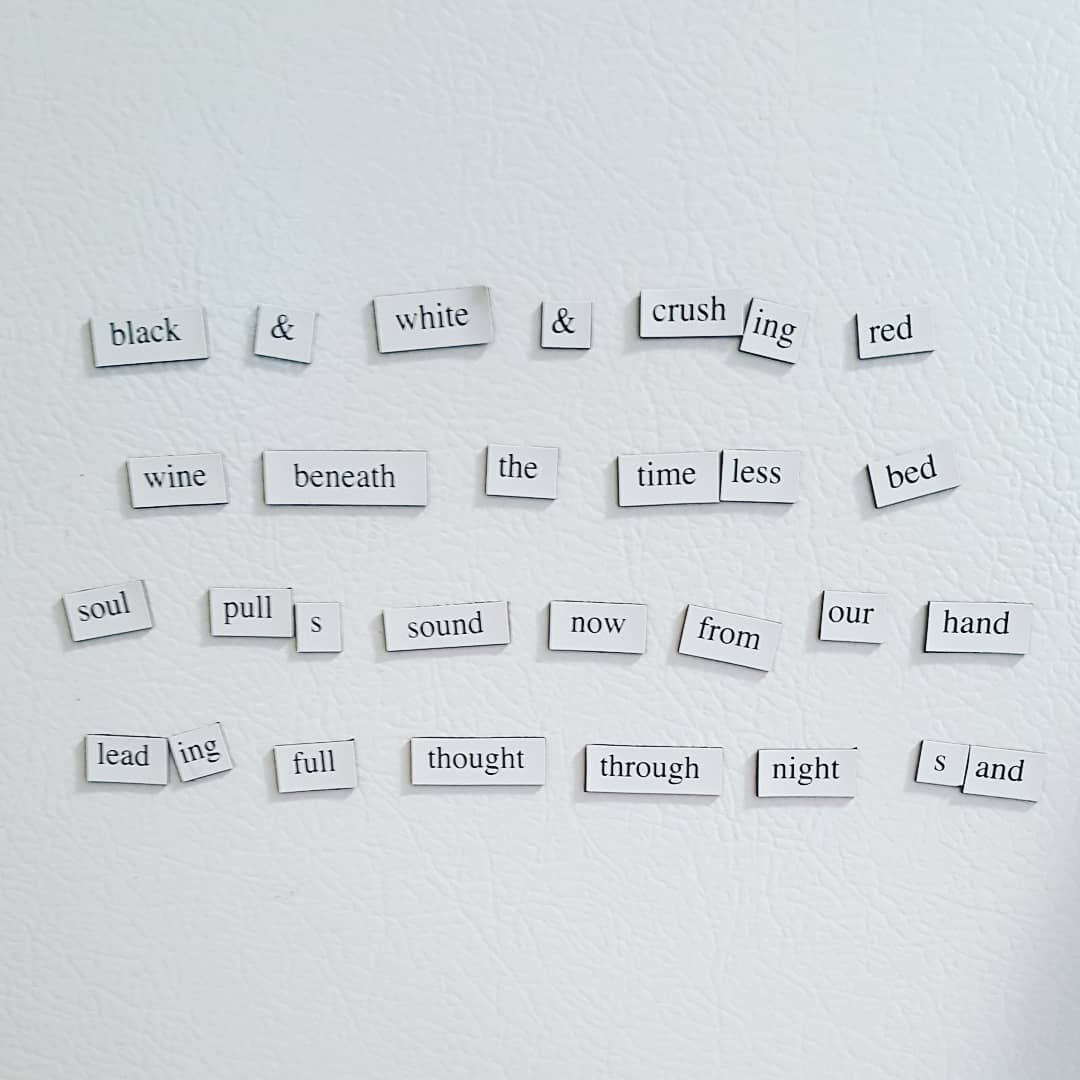 Fridge Magnet Poetry
