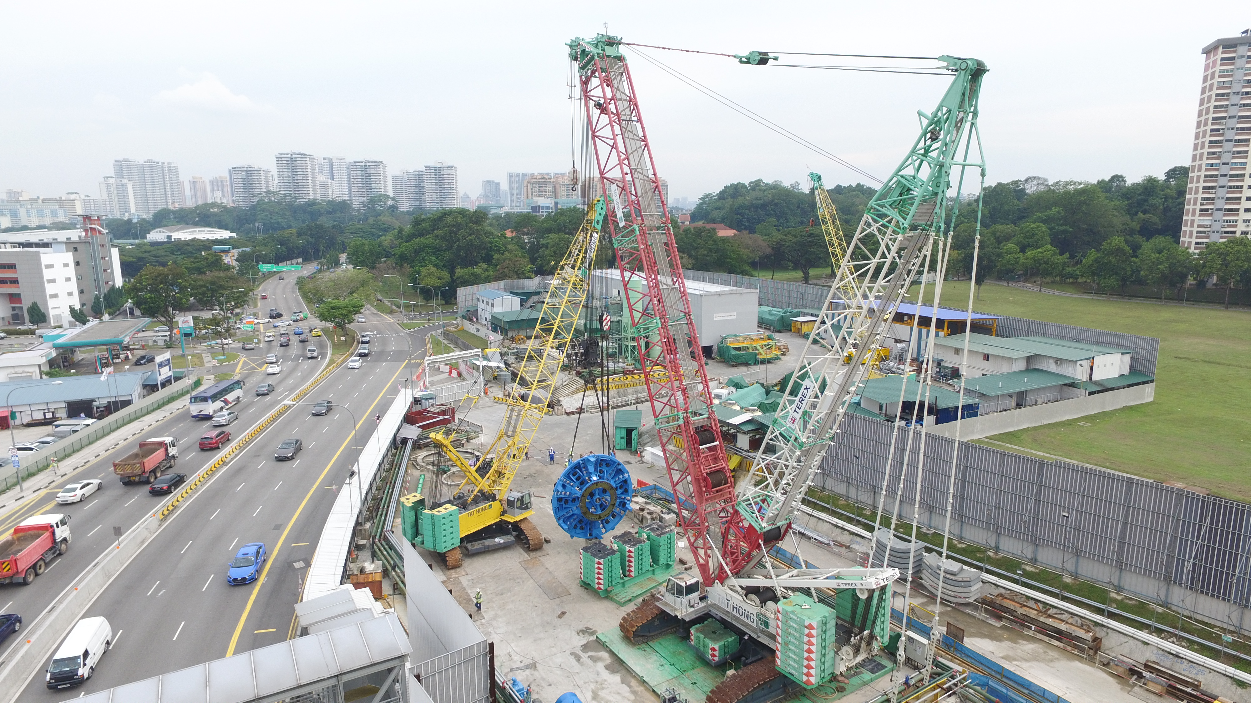 Thomson Line Construction: Upper Thomson - TBM 3 Assembly