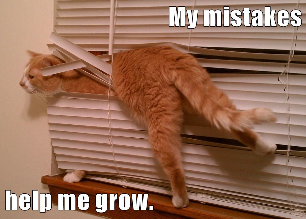 Growth Mindset & Feedback Cats: My mistakes help me grow.