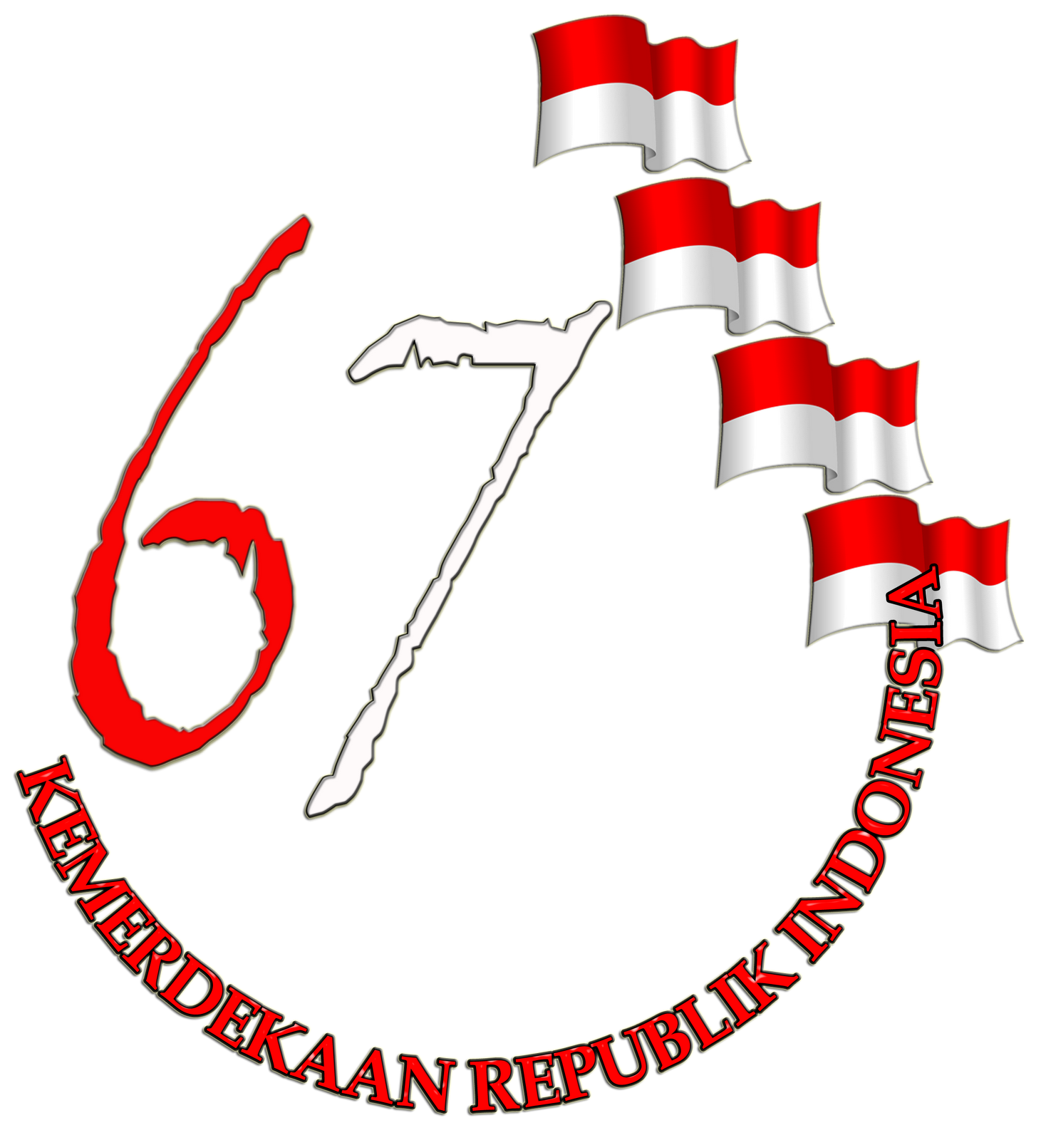 Bendera Dirgahayu RI Ke-67 | Zuaz'Z Creator™