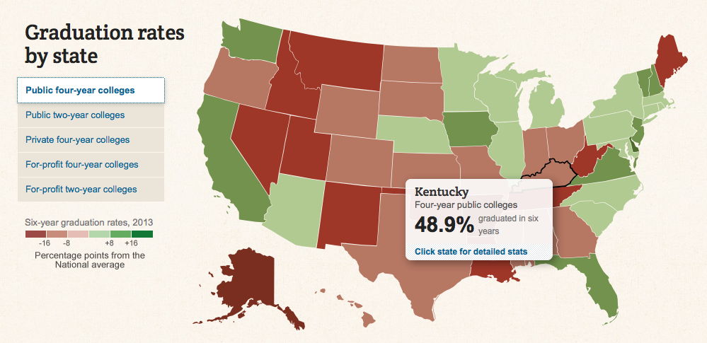 The Prichard Blog!: College Completion Maps (Bachelor and Associate ...