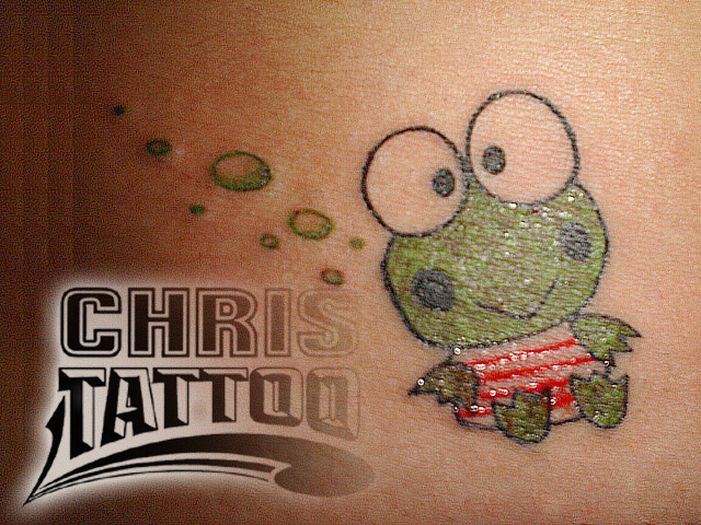 Chris Tattoo: Tatto sapo colorido - Chris Tattoo - Itajubá MG Brasil