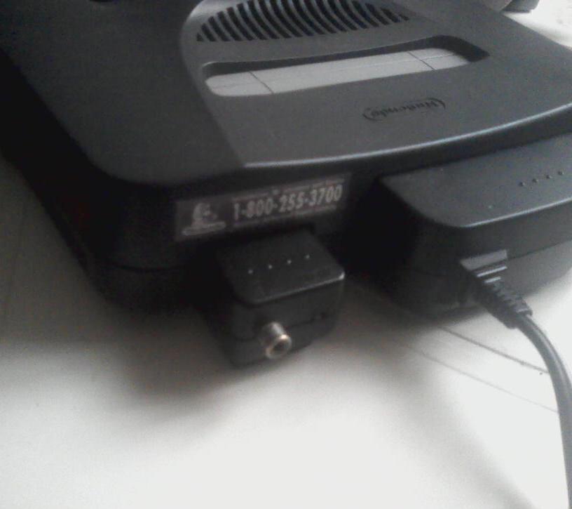 Mi Colección de Videojuegos.: Adaptador RF para Nintendo 64.