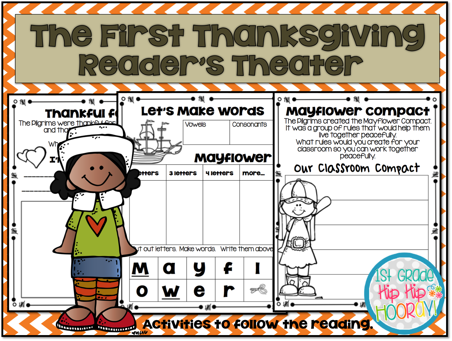 1st Grade Hip Hip Hooray!: The First Thanksgiving...Reader's Theater ...
